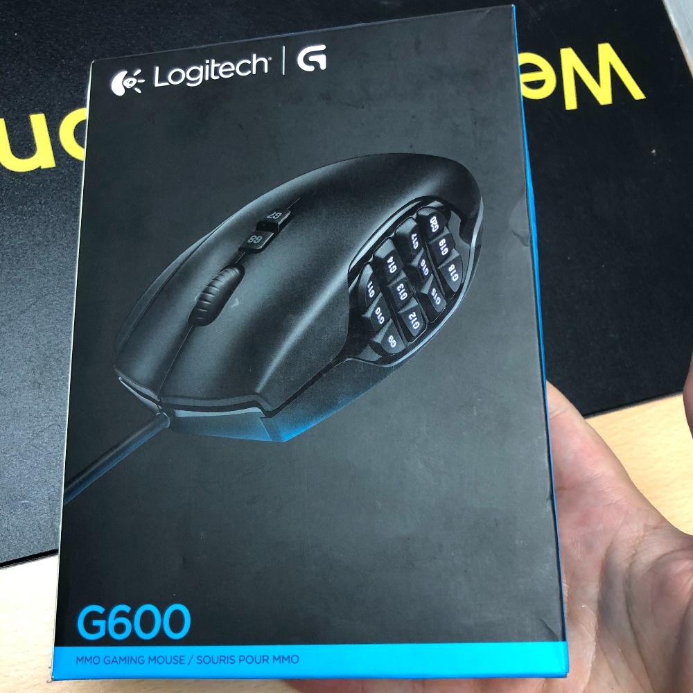 New Logitech G600 MMO Gaming Mouse (Black) Logitech G600 MMO Gaming ...